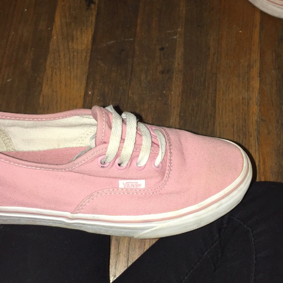 Vans | Shoes | Authentic Pink Vans | Poshmark